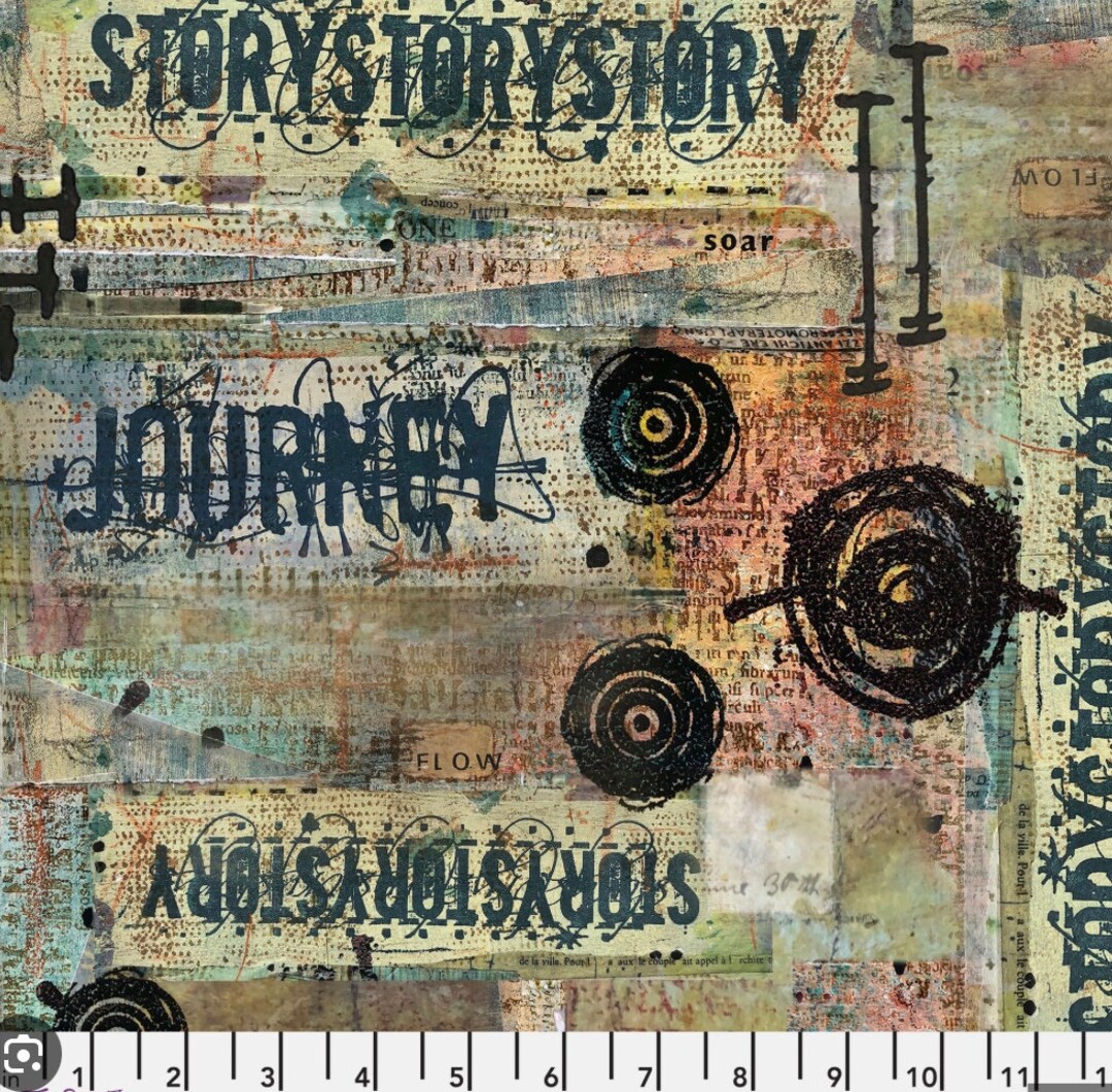 Storyboard by Seth Apter From Free Spirit Fabrics - 1/2 Yard Journey ...