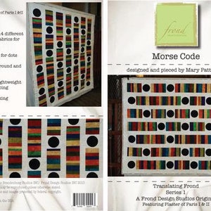 Morse Code Quilt Pattern by Mary Patterson for Frond Design - Etsy