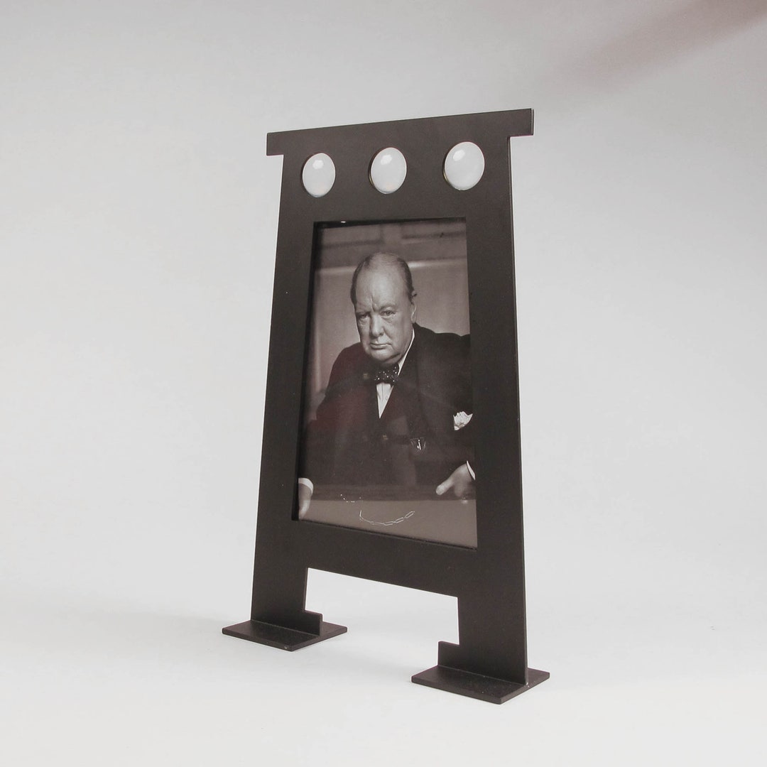 Picture Frame - 5x7 - Laser Cut Steel - Black Finish - Etsy