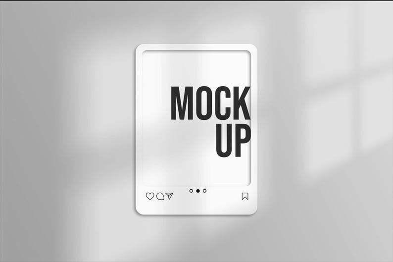 Instagram Post Frame Template | Elegant PSD Template - Etsy