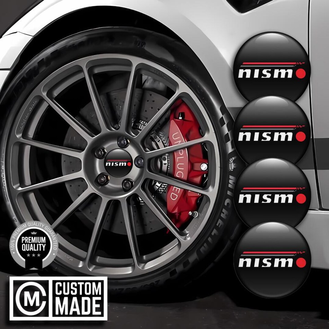 Nismo Wheel Decals / Nismo Rim Emblems Stickers / Center Hub Caps ...