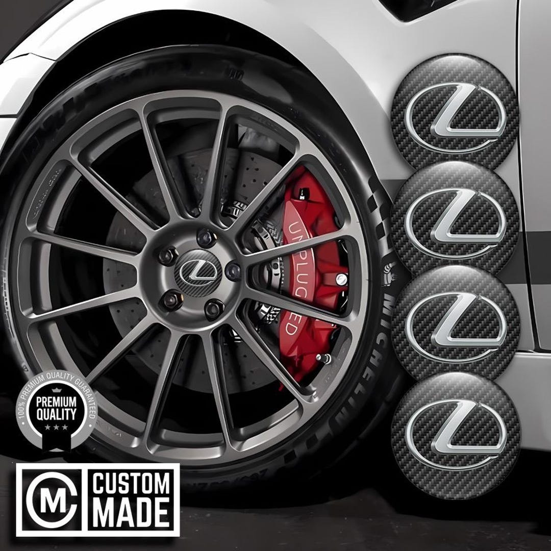 Lexus Wheel Decals / Lexus Rim Emblems Stickers / Center Hub Caps ...