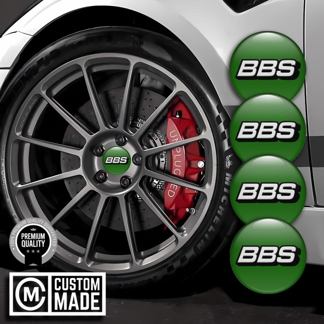 BBS Decals Center Wheel Cap Stickers Custom Handmade Rim Emblems Hub ...