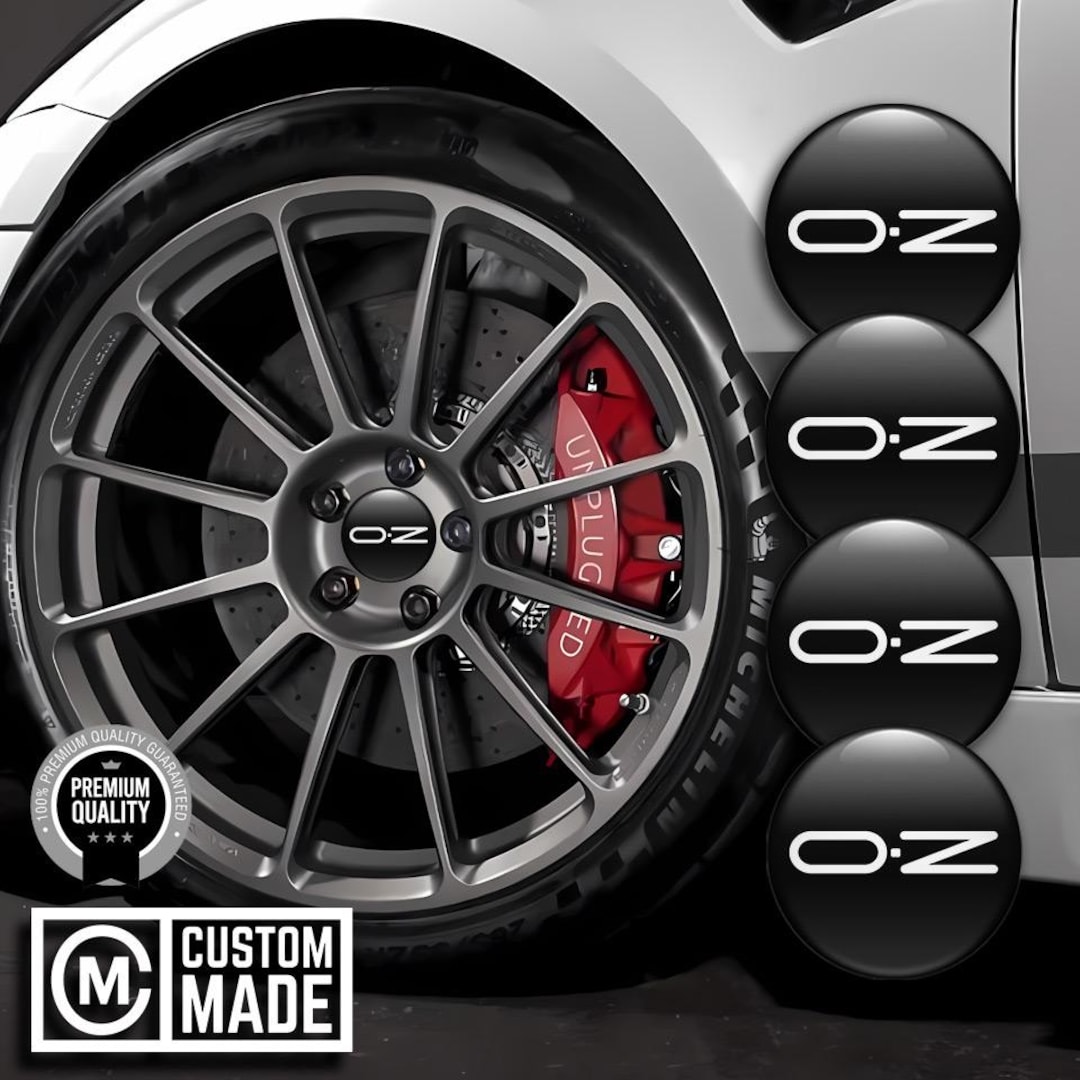 OZ Racing Wheel Decals / OZ Rim Emblems Stickers / Center Hub Caps ...