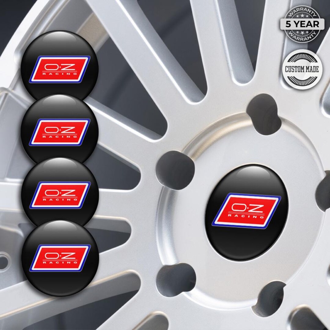 OZ Racing Wheels Emblems | OZ Rim Emblems Stickers |4 Pcs Center Hub ...