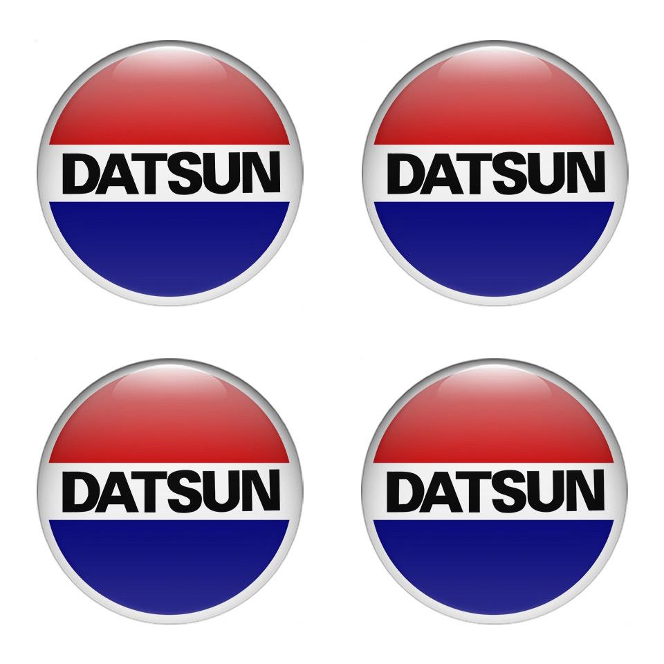 Datsun Wheel Decals / Datsun Rim Emblems Stickers / Center Hub Caps ...