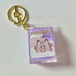 Kawaii Milk Cartons | Shaker Charm | Liquid Filled Keychain | Zipper ...
