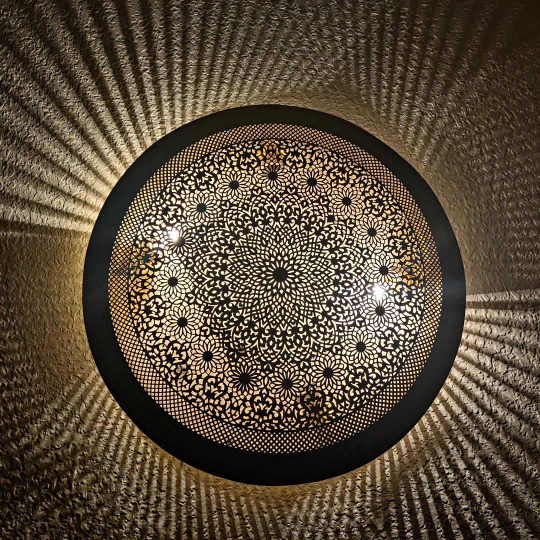 Moroccan Wall Light,handmade Wall Light Moroccan Wall Sconce -art Decor Light Wall Sconce,brass ...