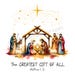 Nativity Clipart Set – Christmas Story PNG Bundle, Holy Family, Wise ...