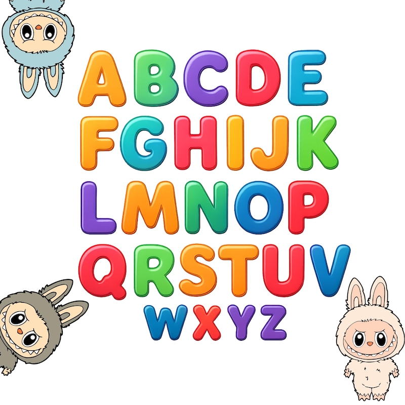 Labubu Alphabet Letters - Etsy