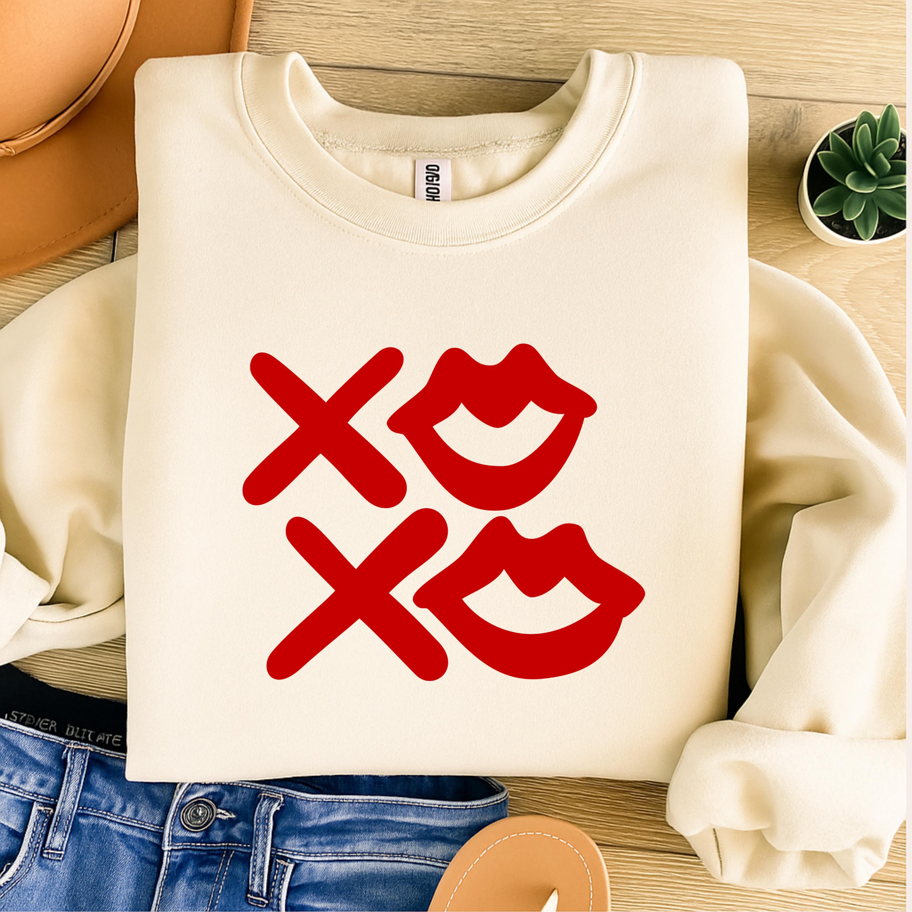 XOXO Trending Png Bundle, Preppy XOXO Valentine PNG, Lips Kiss Hoodie ...