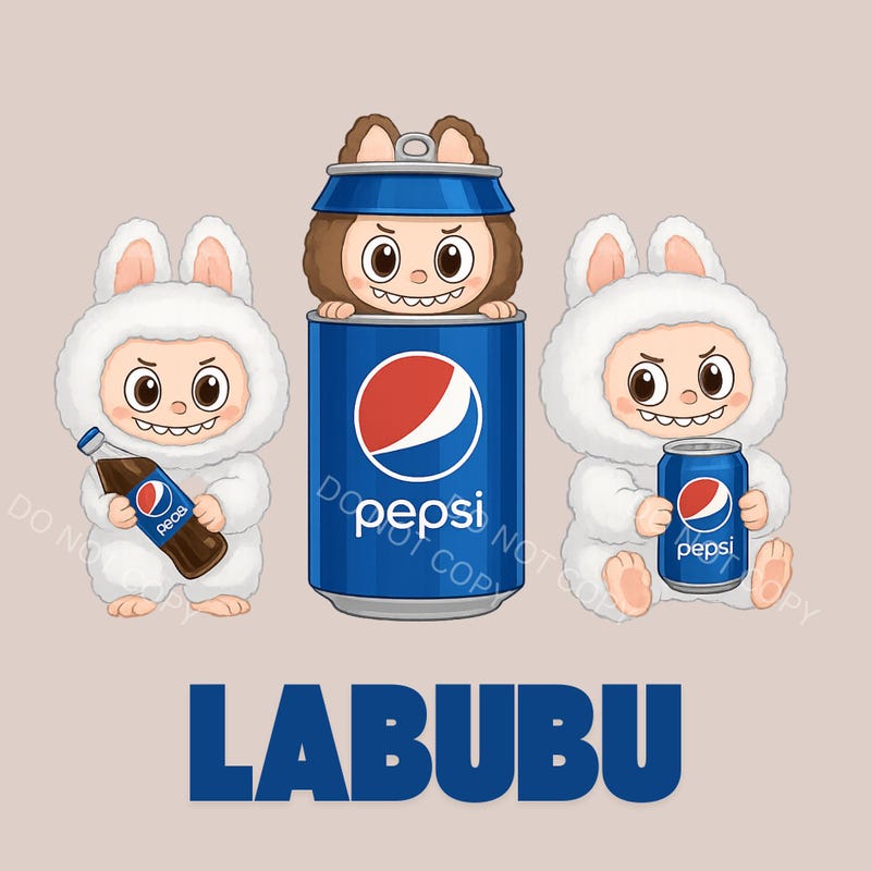 Labubu Pepsi - Etsy