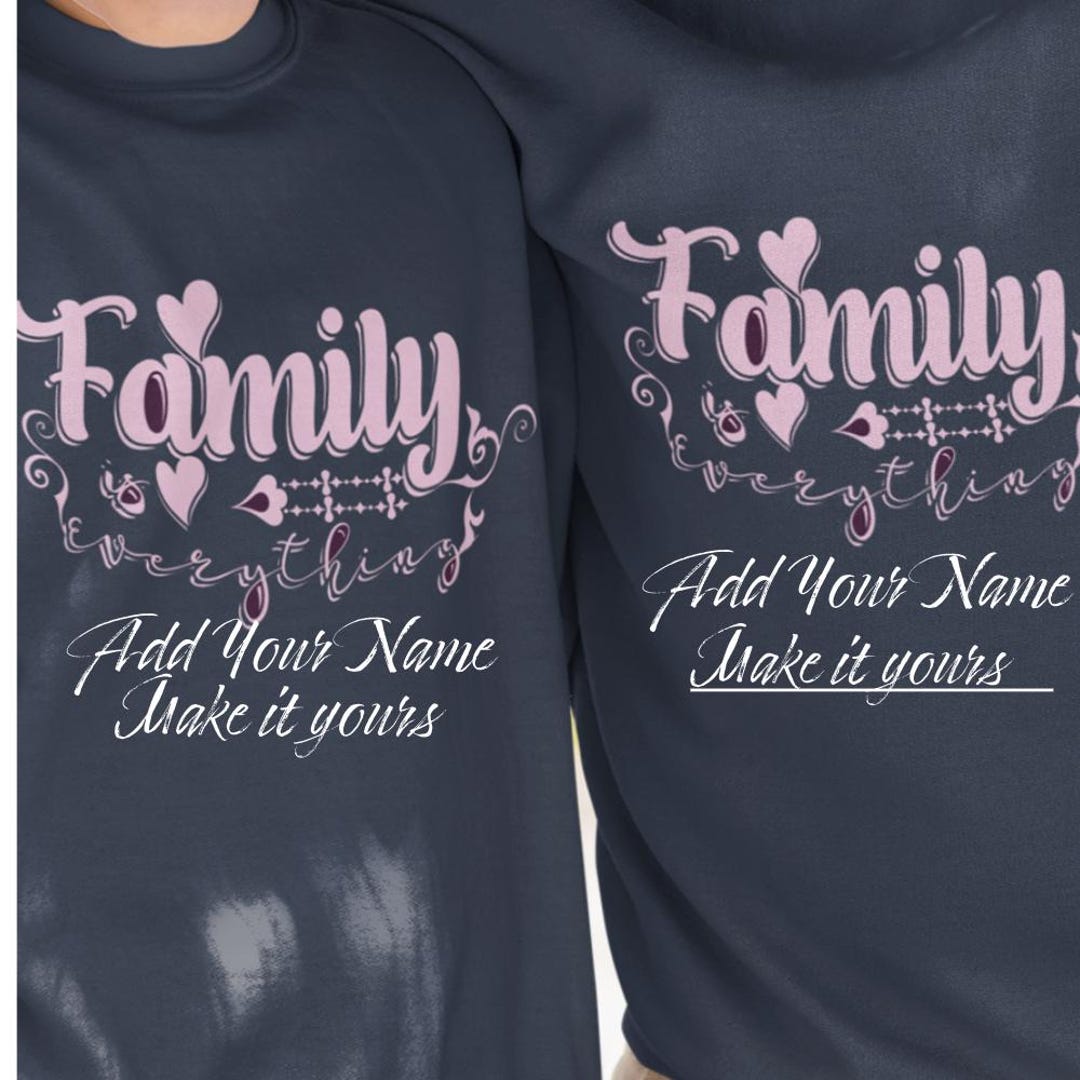 Family T-shirt-personalized Family Design,matching Family Outfit Custom ...