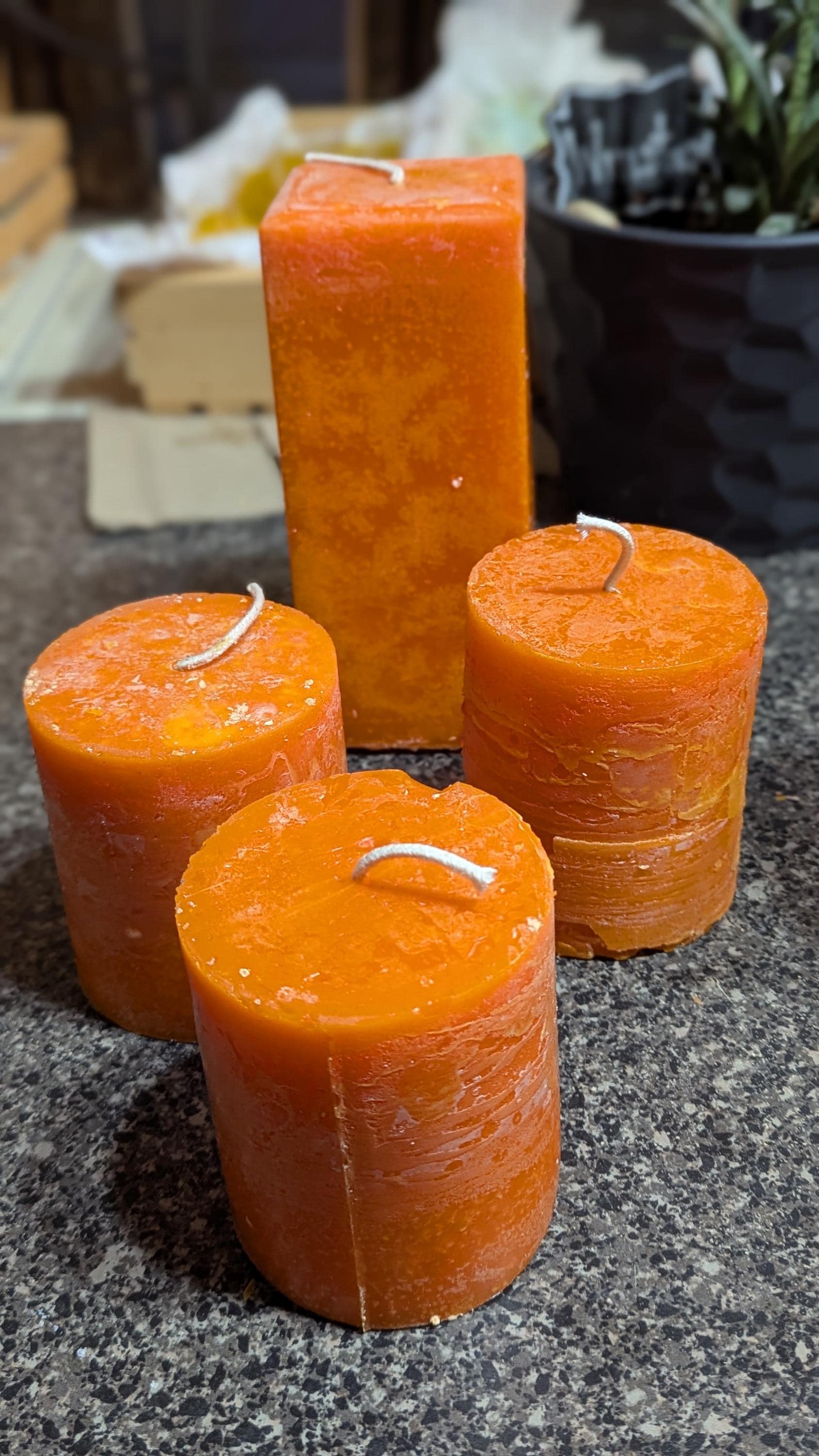 Pillar Candles – Custom Color & Scent | Round, Square, Star, or Octagon ...