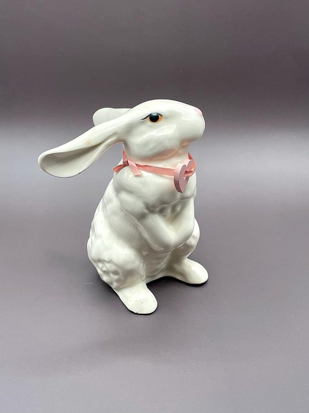 Vintage Ceramic Bunny - Etsy