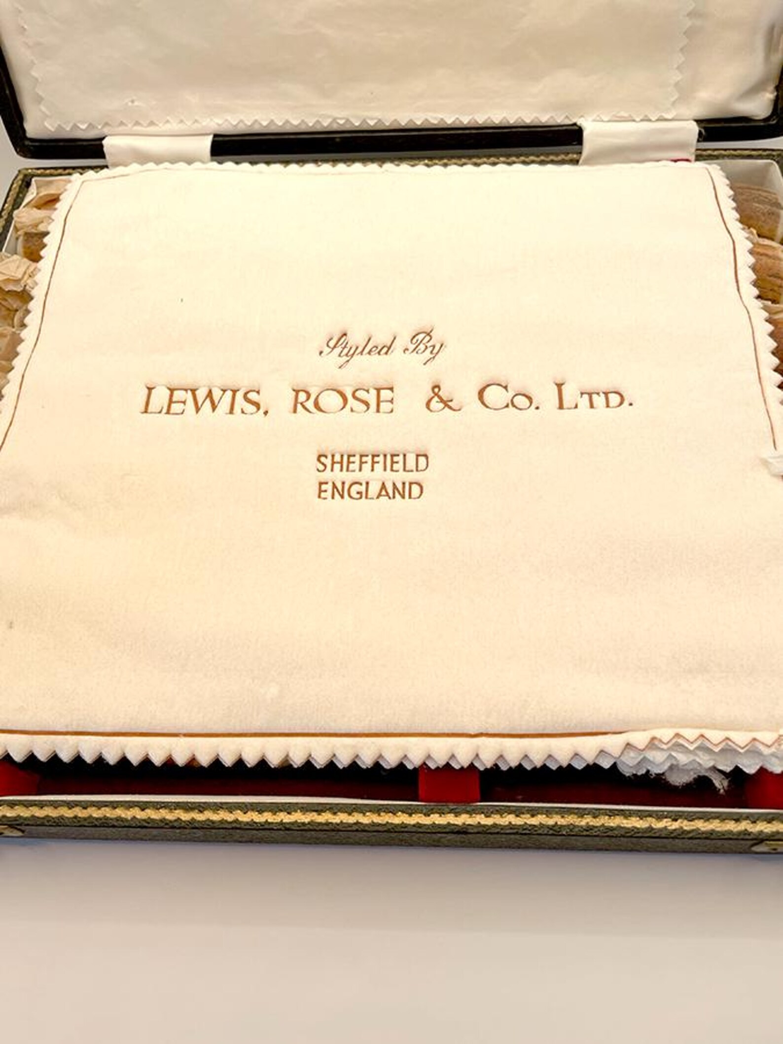 Vintage Lewis, Rose & Co. Stag Horn Handle Knife and Fork Set - Etsy