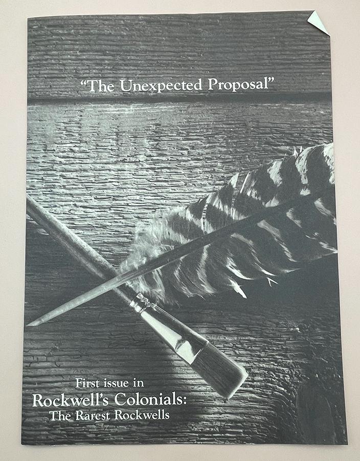 Vintage Norman Rockwell "an Unexpected Proposal" Plate - Etsy