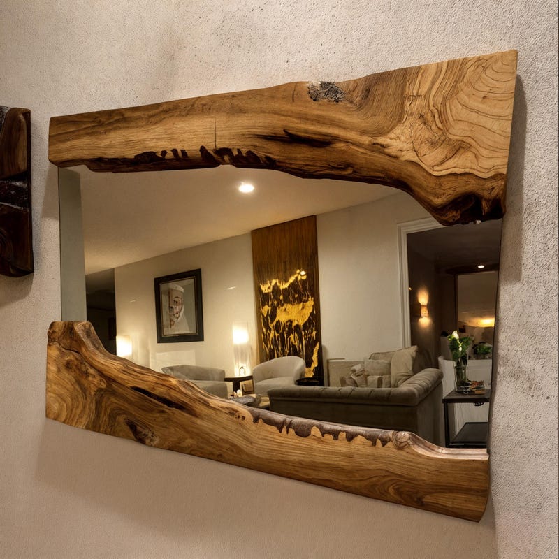 Live Edge Mirrors - Etsy