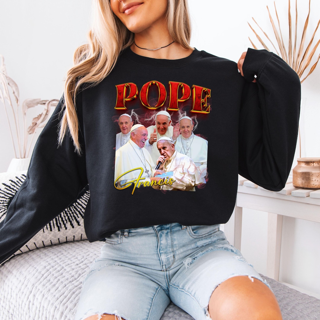Bootleg Pope Francis Shirt, Papal Fan Gift, Catholic Apparel, Religious ...