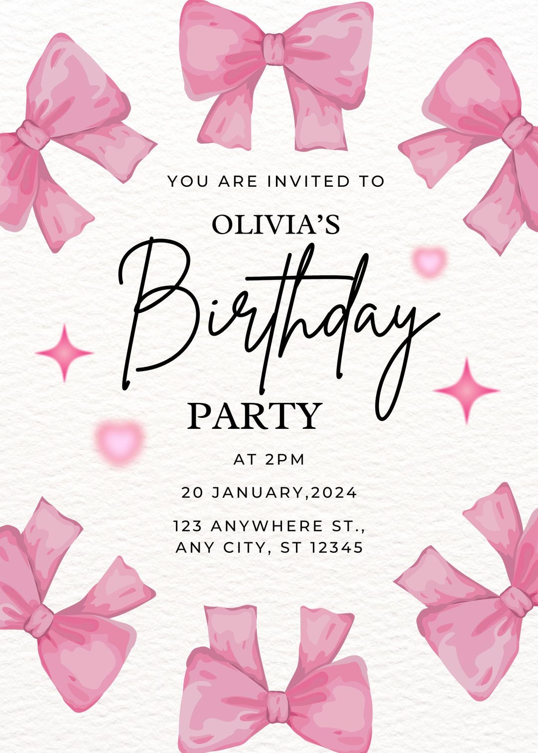 Birthday Invitations - Etsy