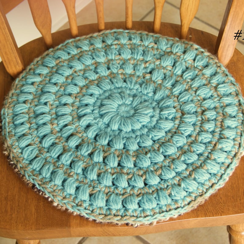 Hooked Chair Pads - Etsy