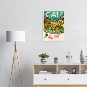 Colombia Print Poster – Cali Colombia Wall Art, South America Travel ...