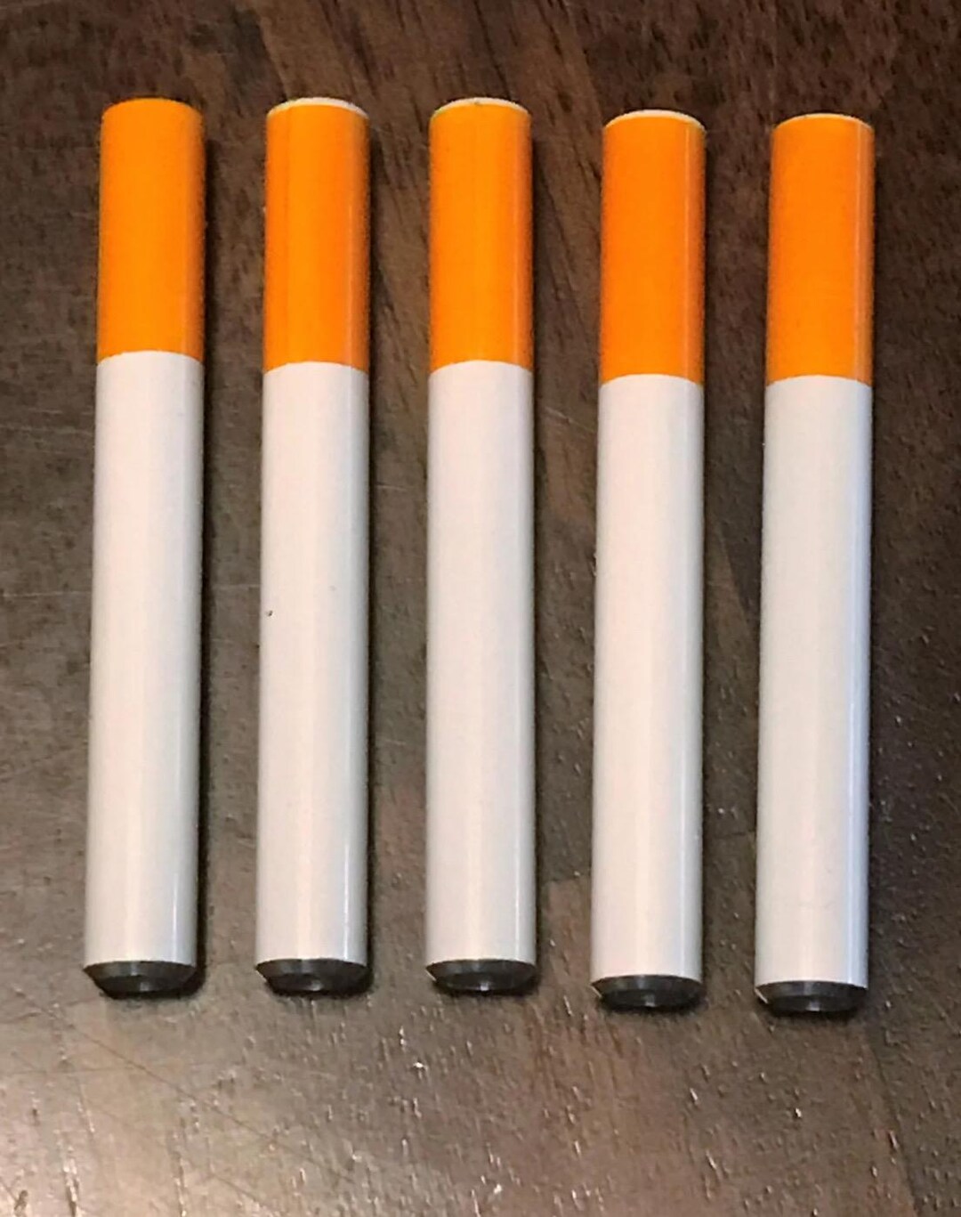 Metal 2" One Hitter Cigarette Tobacco Pipe Fits in Small Dugout - 5 ...