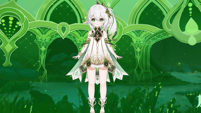 Live2d Model: Nahida - Genshin Impact /FULLY RIGGED - Ready to Use ...