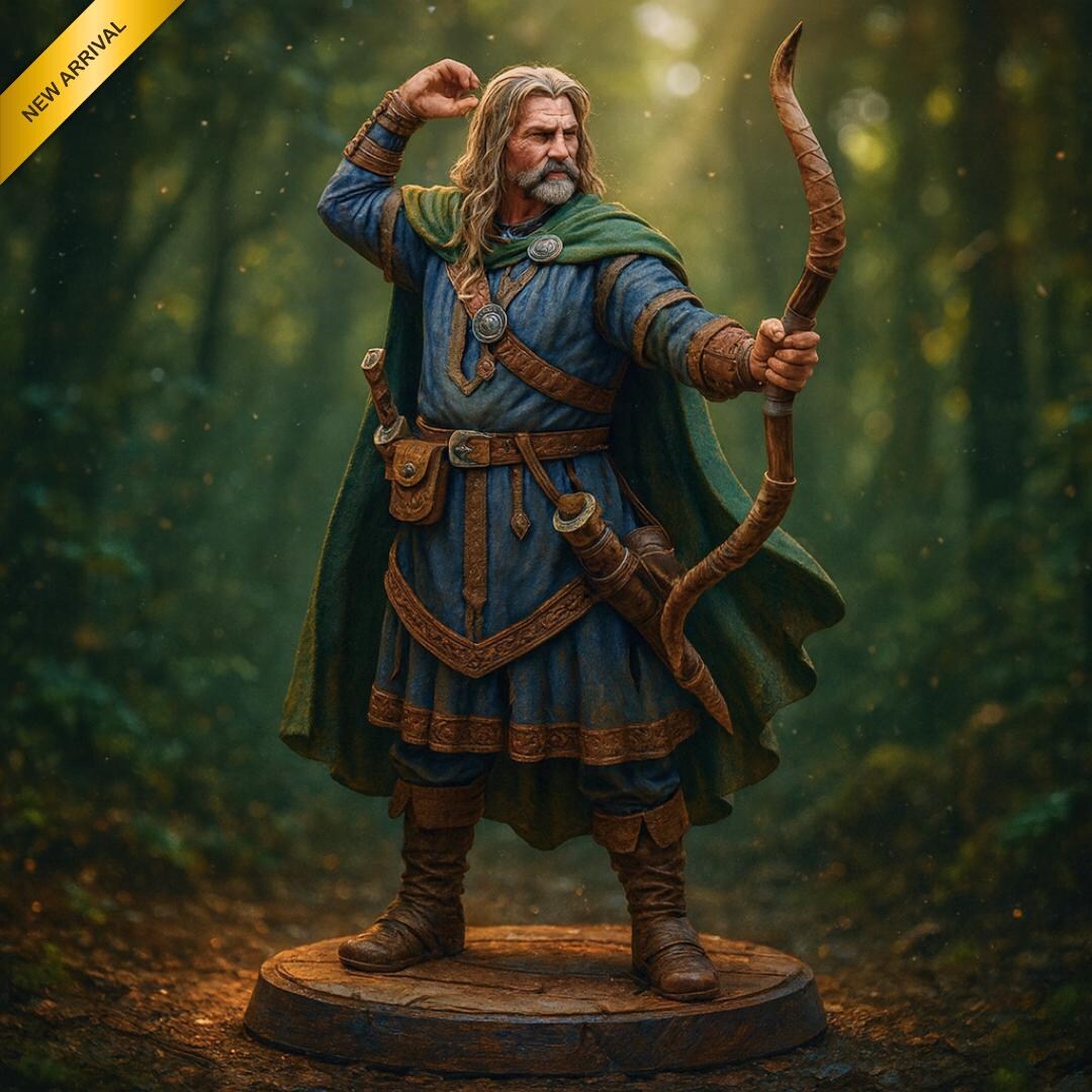 Northlands Longbow Ranger STL Miniature — Presupported Resin 3D Print ...