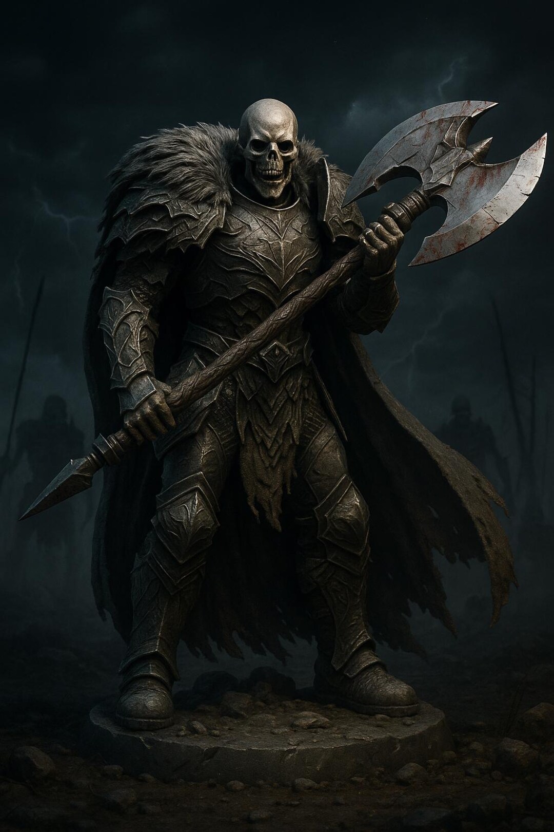 Skeleton Commander 3D Printable Miniature STL File - Resin & FDM ...