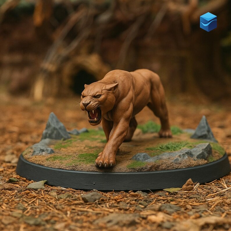Stealth Panther STL | Jungle Companion Beast | 32mm 75mm Pre-supported ...