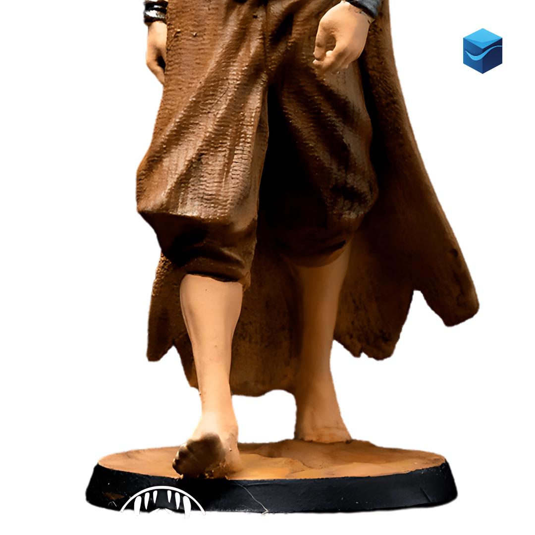 Fantasy Wanderer Miniature: Walking Traveller STL for Resin & FDM 3D ...