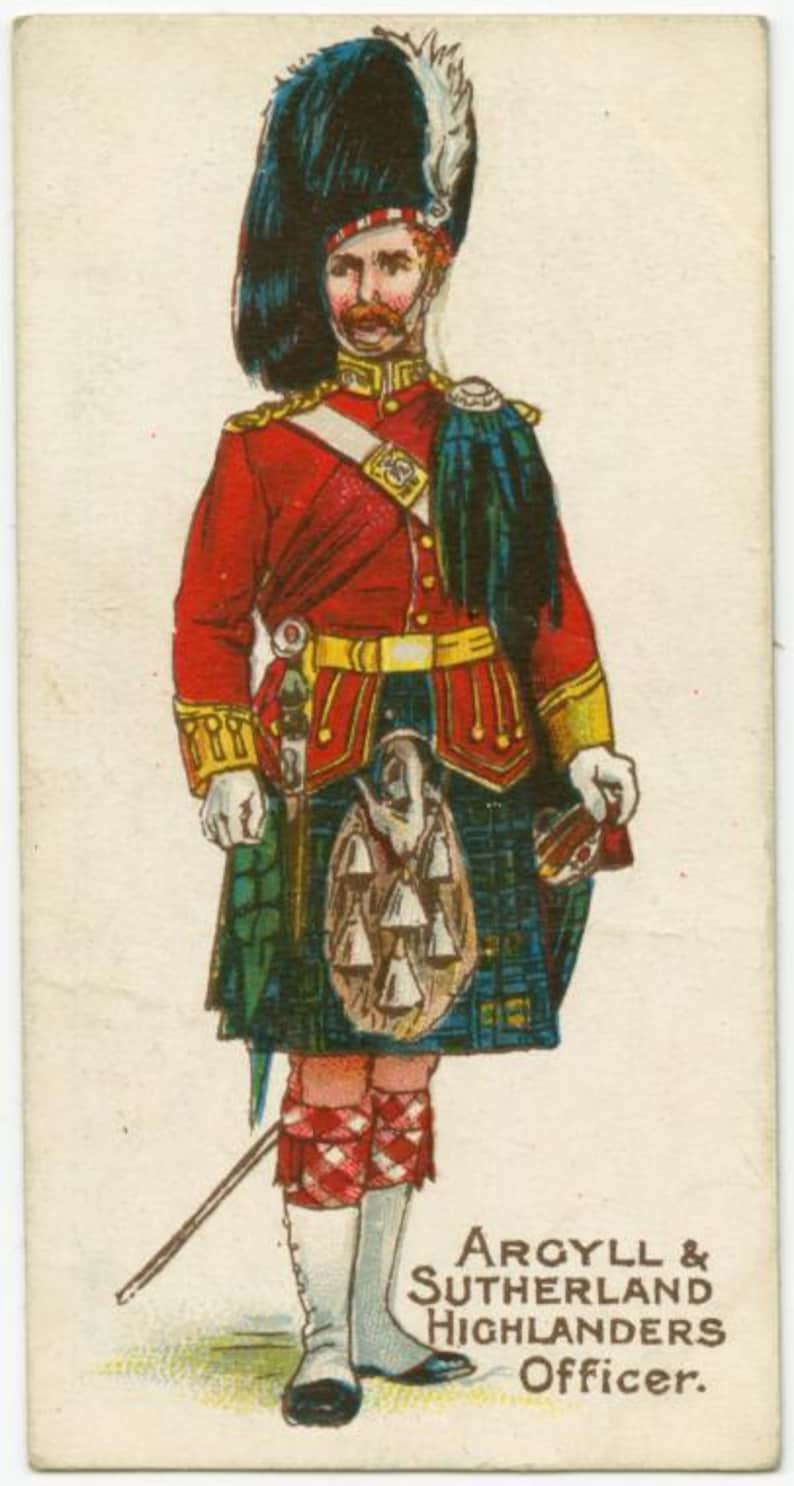 Vintage Scottish Highlands Sporran Replic – Argyll & Sutherland Officer ...