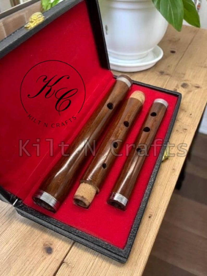 Handmade Rosewood Flute | Natural Finish Wooden Flute | Tuned Folk ...