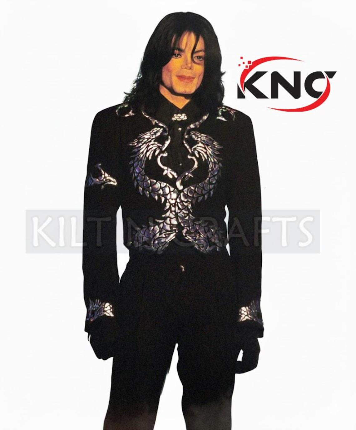 Michael Jackson Silver Dragon Suit – King of Pop Tribute Outfit - Etsy