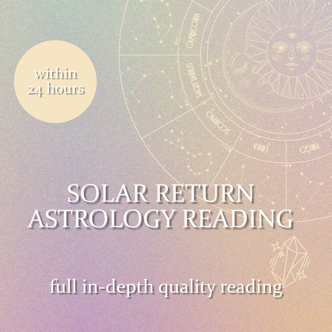 Solar Return Chart Reading, Astrology Solar Return Reading, Astrology ...