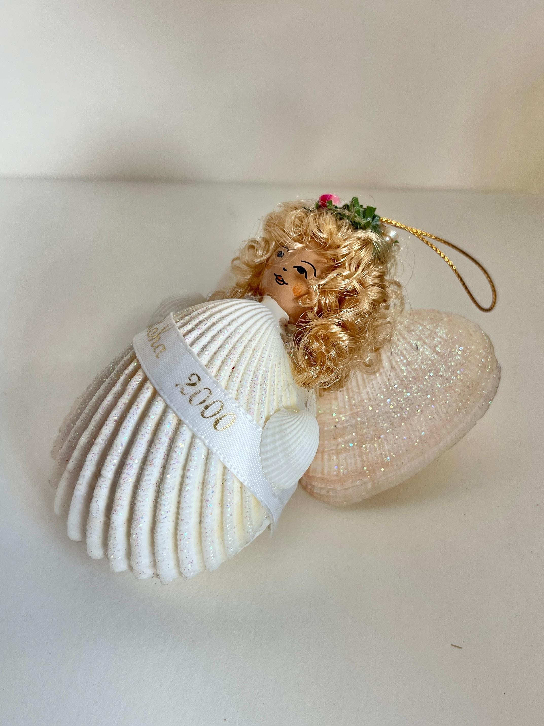2000 Aloha Angel Shell Christmas Ornament - Etsy