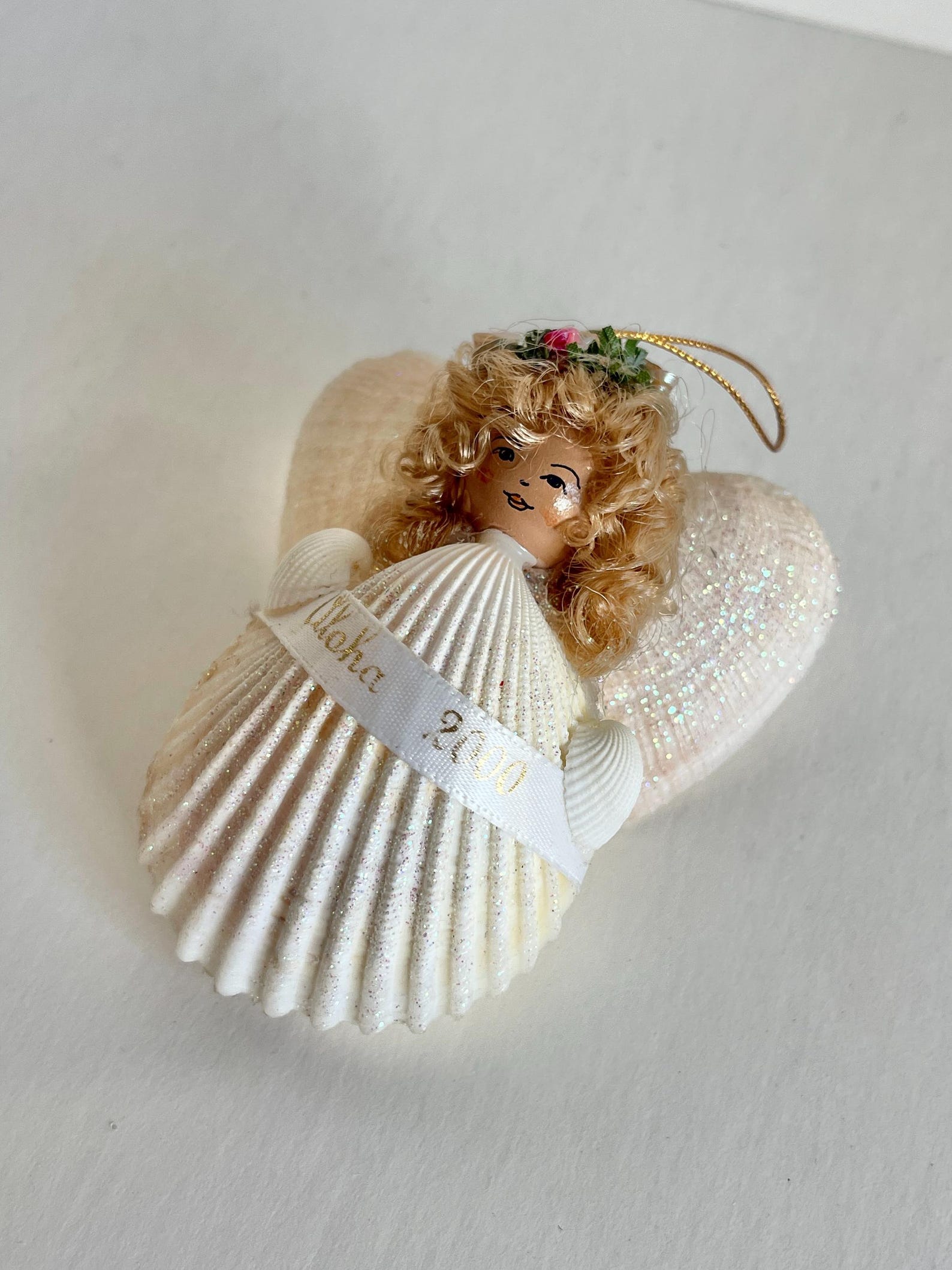 2000 Aloha Angel Shell Christmas Ornament - Etsy