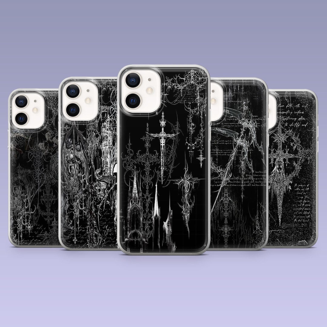 Sigil Phone Case Cybergoth Sacred Symbol Cover for iPhone 16,15, 4,13 ...