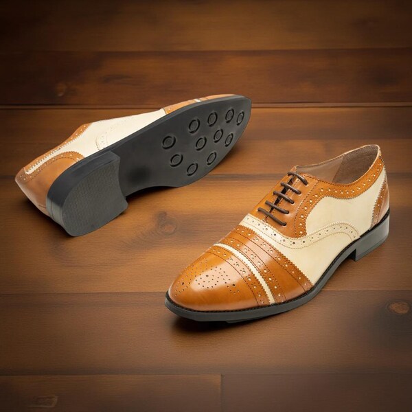 Spectator Shoes - Etsy UK