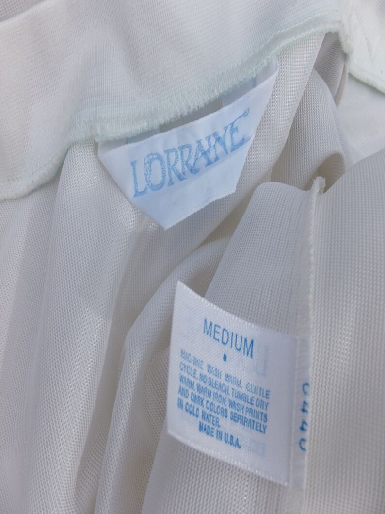 Vintage 1980s Lorraine Dressing Gown, Lingerie Lounge Wear, Bath Robe ...