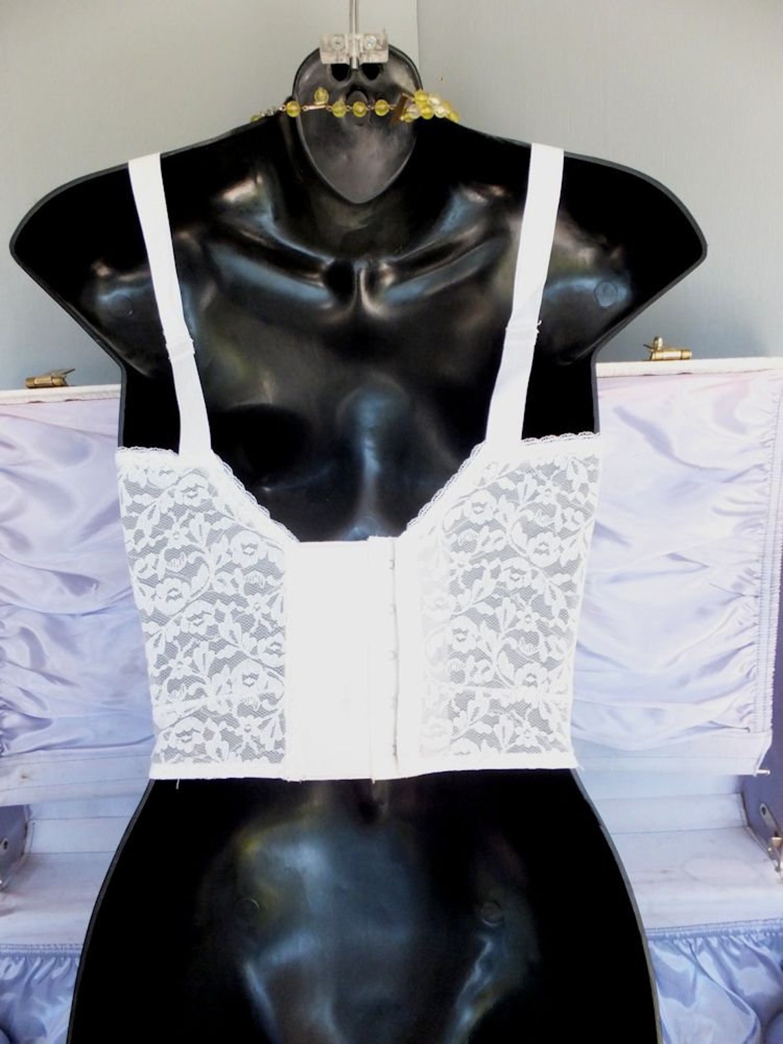 Vintage Bra PIN UP Bra Formfit Bullet Long Line Bra White - Etsy