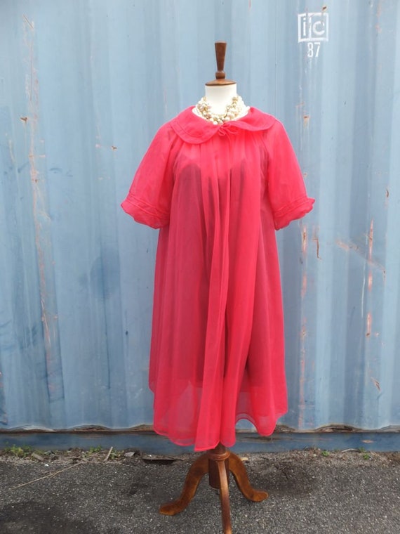 Vintage Red See Thru Gem