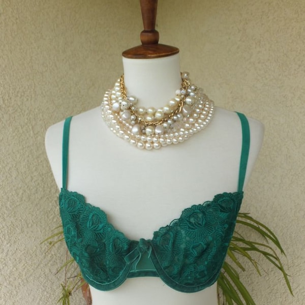Emerald Green Bra and Underwear - Etsy