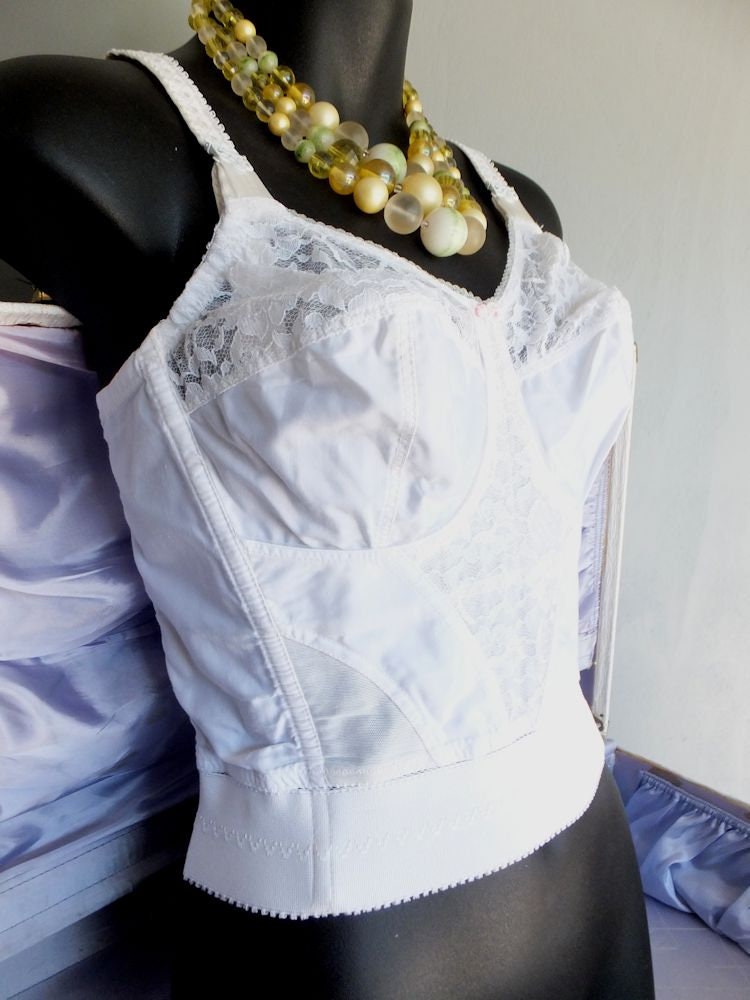 Vintage Bra PIN UP Bra Fantasia Original Lilyette Long Line - Etsy