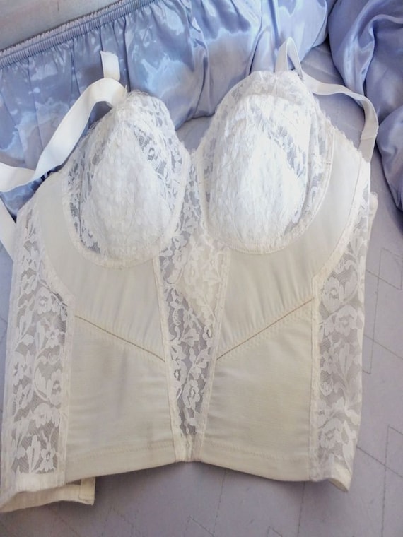 Vintage Bra, PIN UP Bra, Formfit, Bullet Long Line Br… - Gem