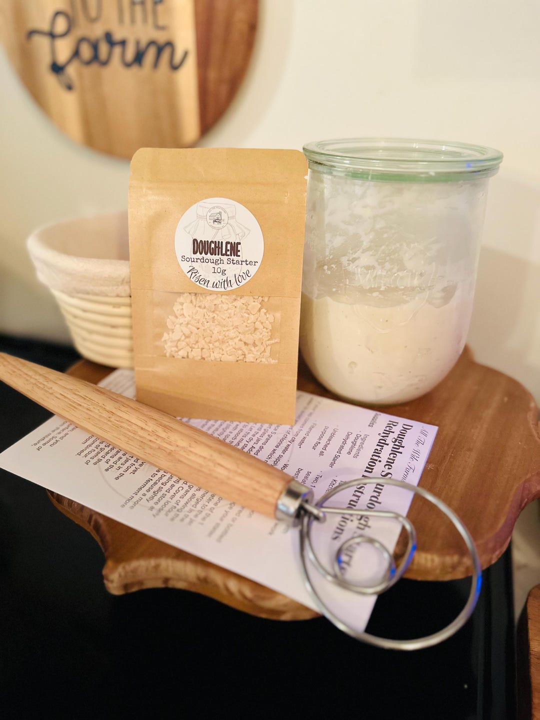 Sourdough Starter "doughlene" - Etsy