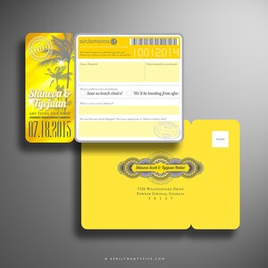 Yellow Charcoal Gray and Silver Embossed Passport and - Etsy