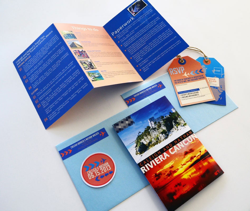 Pocket Size Travel Guide Destination Wedding Invite Quick - Etsy
