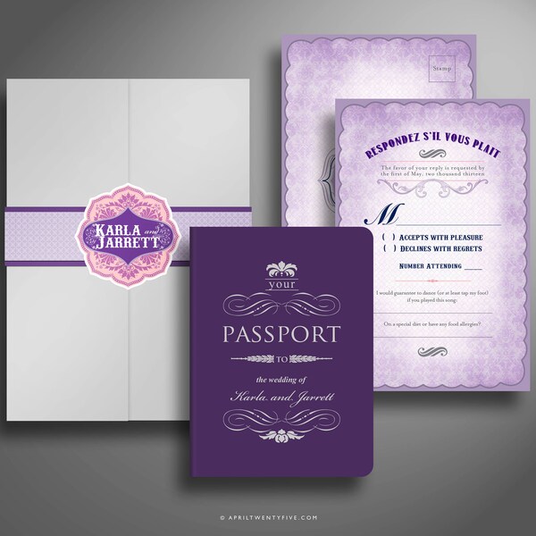 Booklet Invitation - Etsy